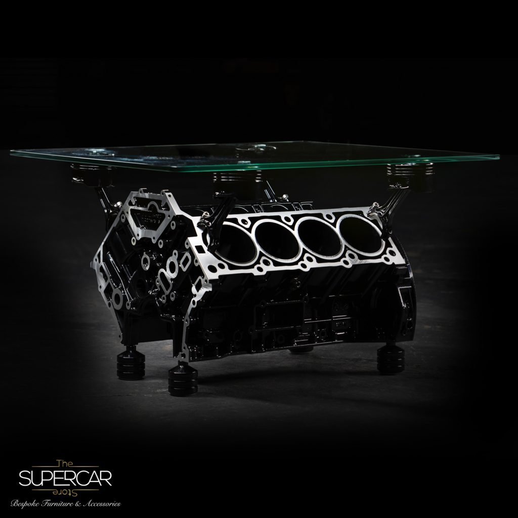 Premium V8 Engine Coffee Table – The Supercar Store