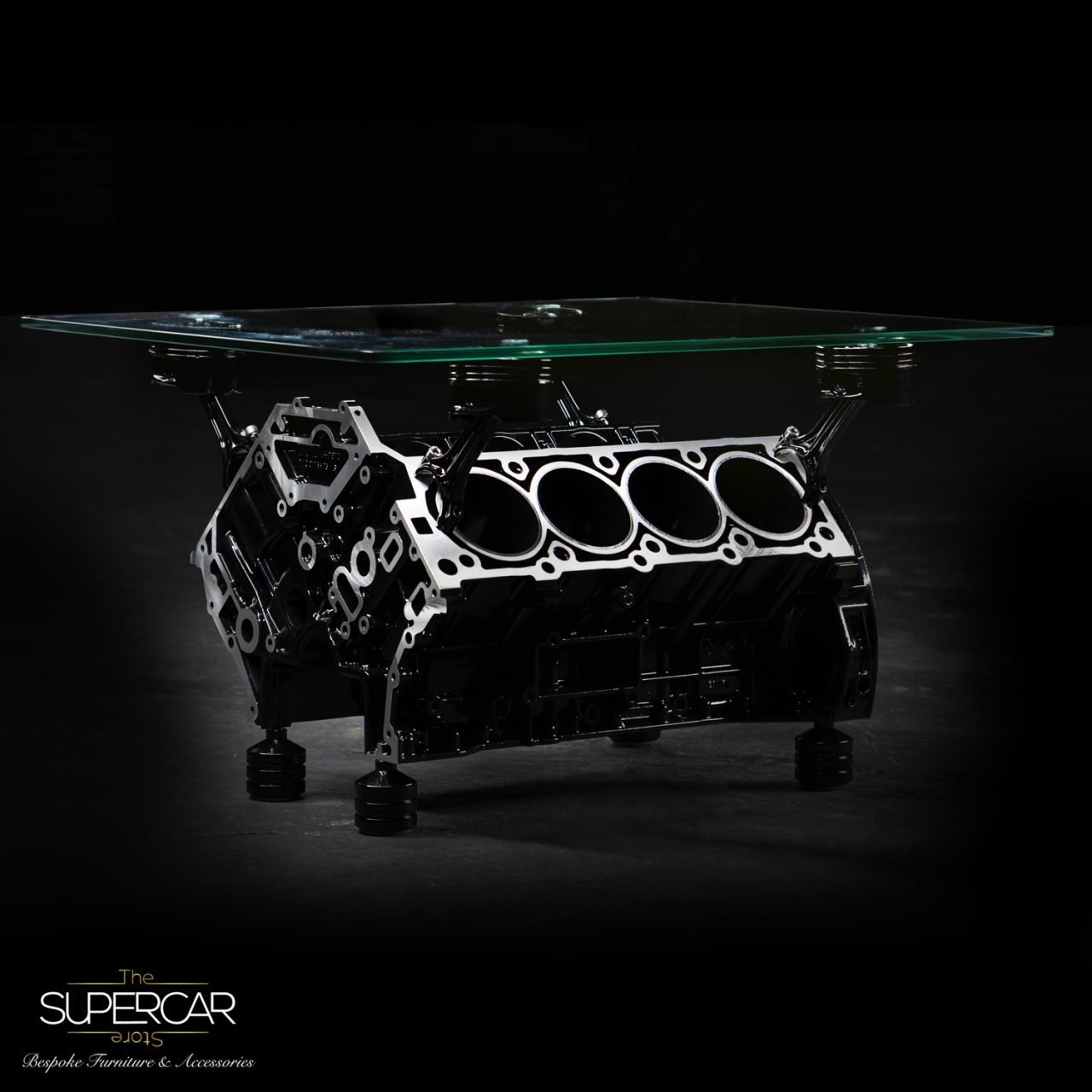 Premium V8 Engine Coffee Table – The Supercar Store