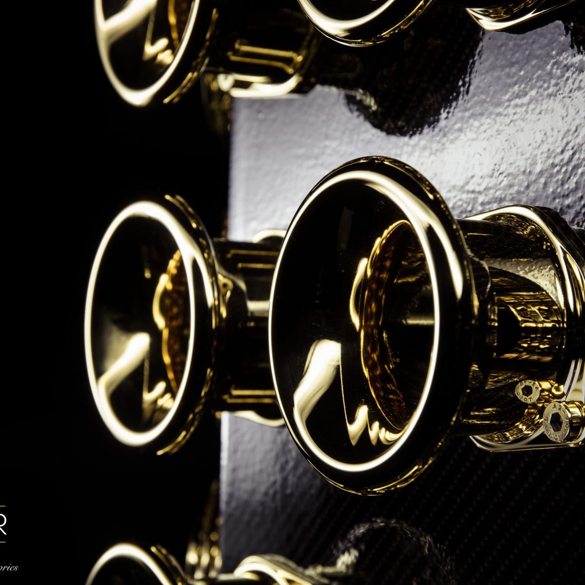 F1 Exhaust Sculpture 24ct Gold Plated - The Supercar Store