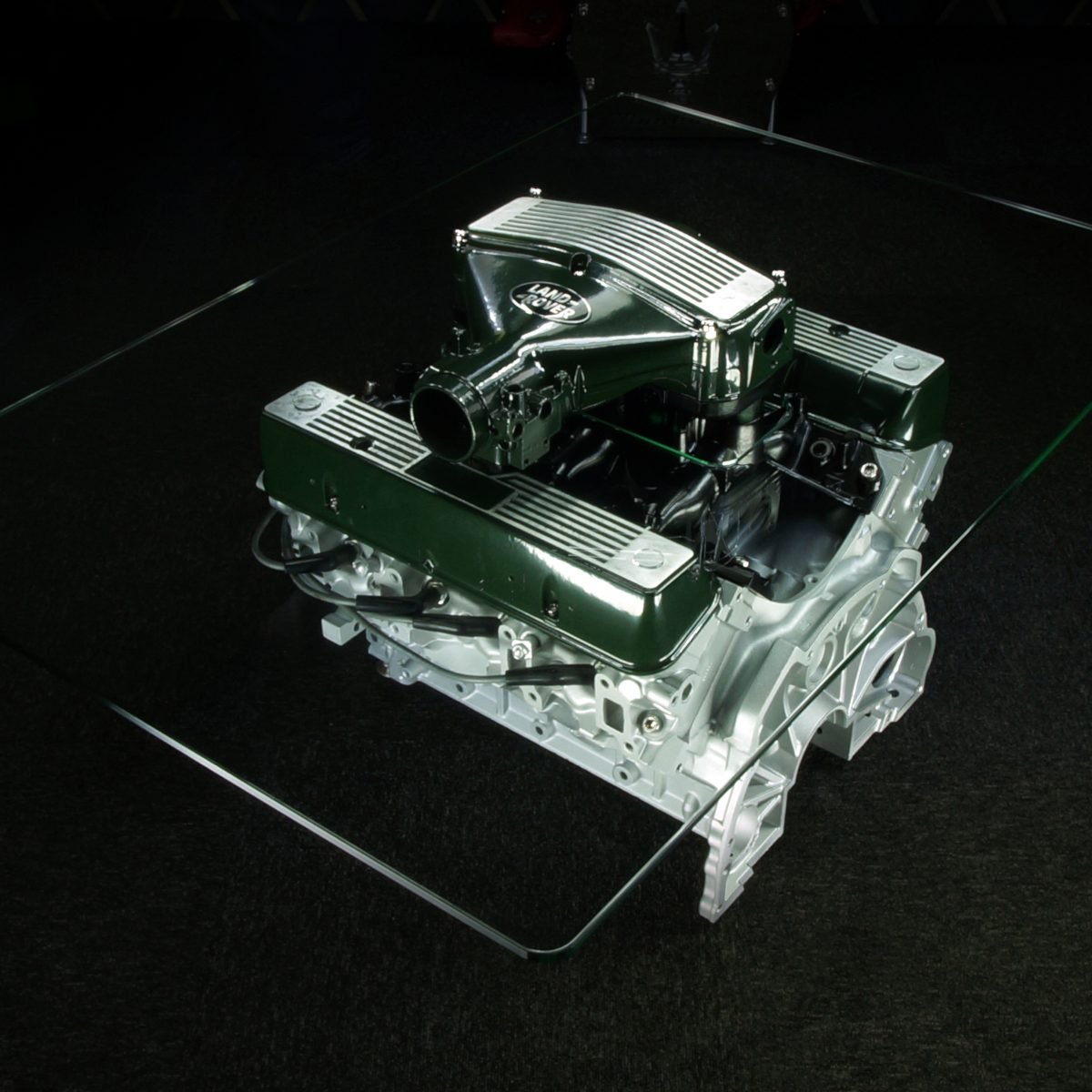 Land Rover Car Gift: V8 Power | One-of-a-Kind Engine Coffee Table - The ...